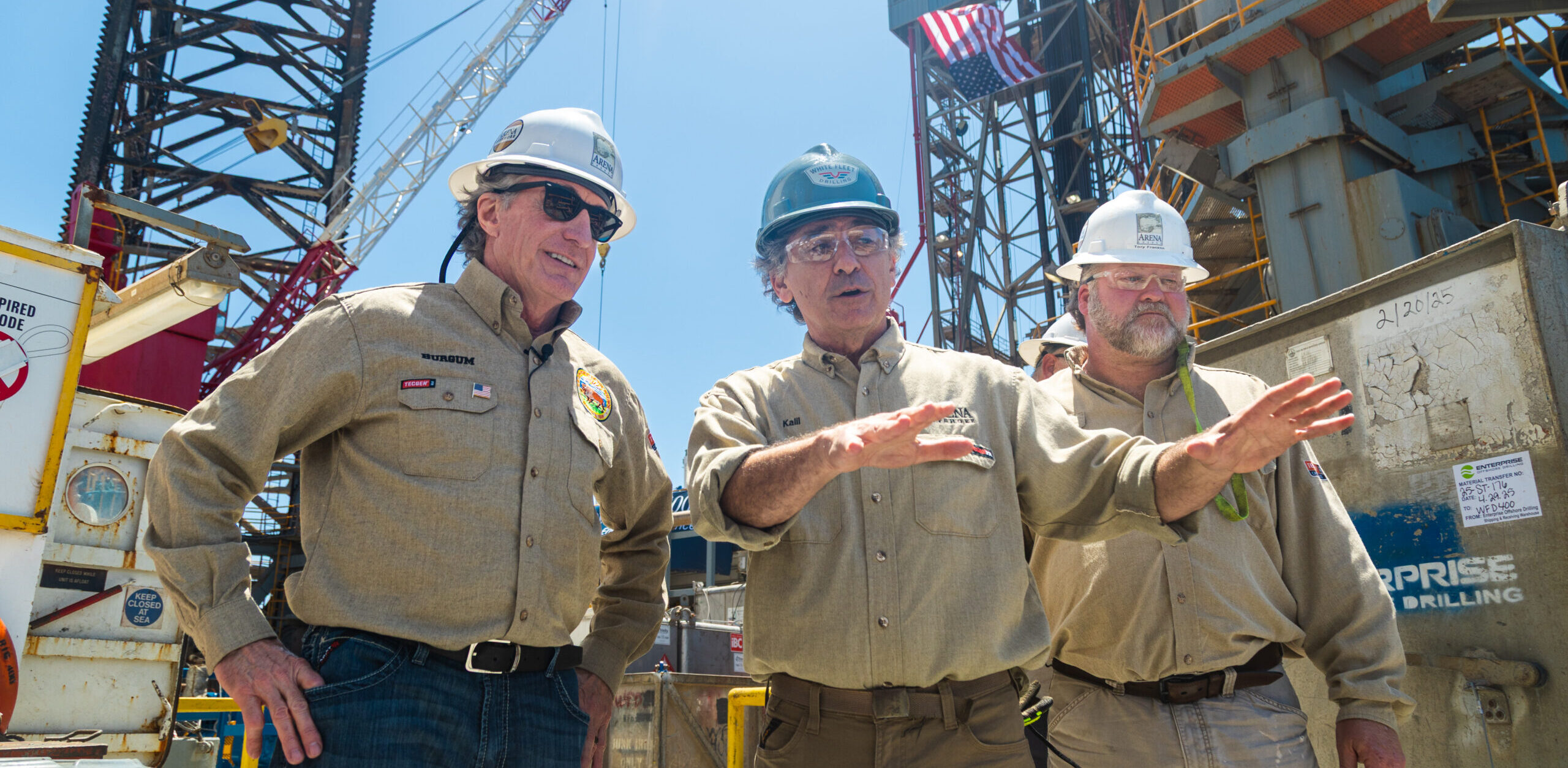 Arena Offshore Hosts U.S. Secretary of the Interior Doug Burgum at ...